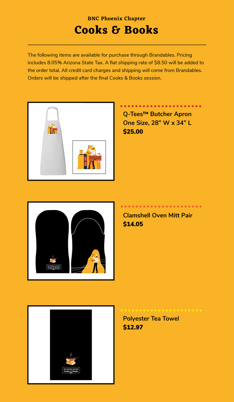 BNC Phoenix Chapter Cooks & Books - Brandables